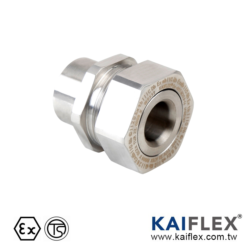 Sus Explosion Proof Cable Gland Straight Type Female Thread 12~2 1 7449
